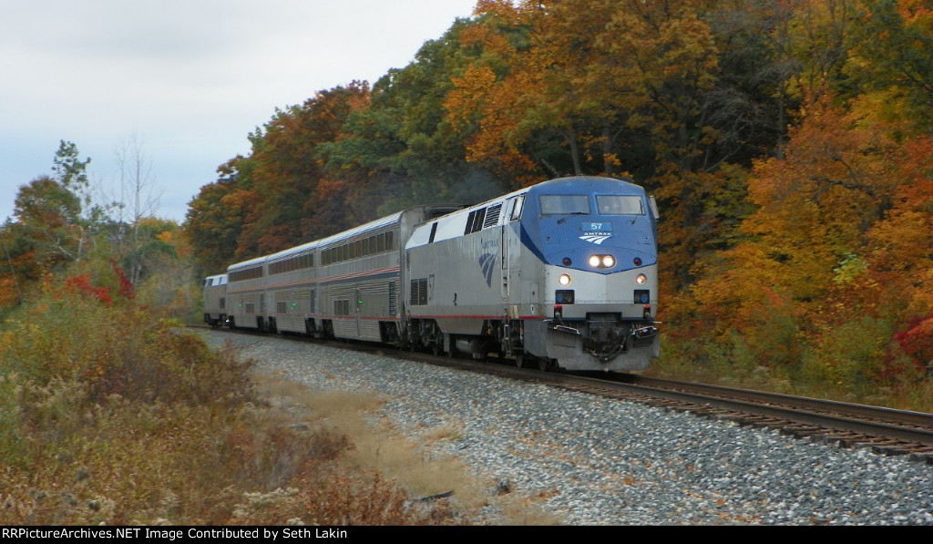 AMTK 57 and Train 371
